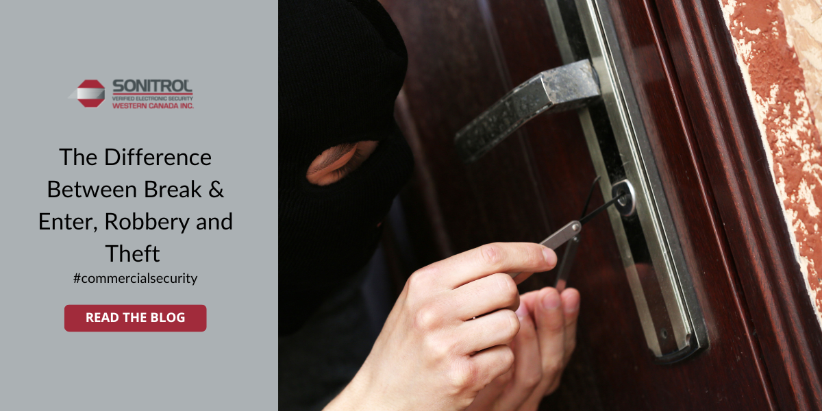 The Difference Between Break & Enter, Robbery and Theft